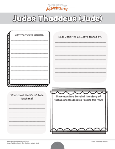 Jude: The Disciple Activity Book | Teaching Resources