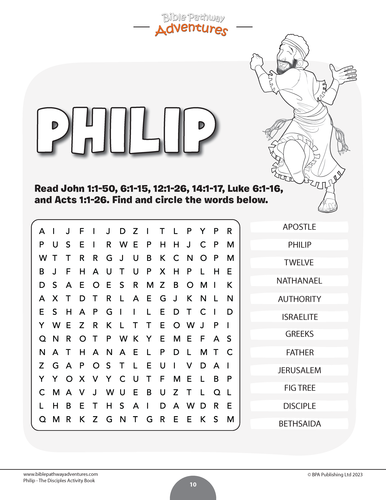 Philip: The Disciple Activity Book | Teaching Resources