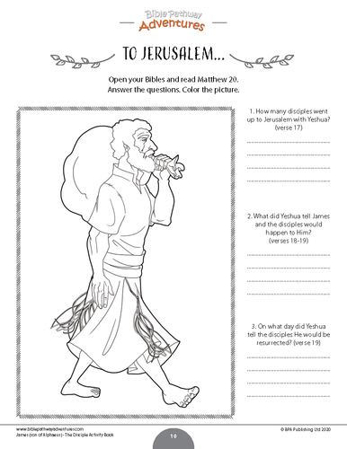 James (son of Alphaeus): The Disciple Activity Book | Teaching Resources