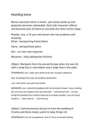 GCSE Devising Theatre Scene Scripts - Full Mark Examples! Use when ...