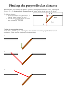 Worksheet on Moments & Perpendicular Distance | Teaching Resources
