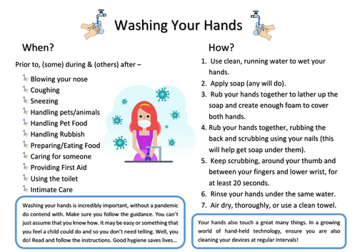 New Functional Skills English - Reading Revise/Assess - Now Wash Your ...