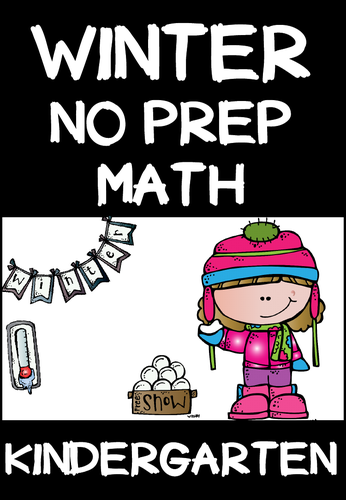 Winter Math NO PREP (kindergarten) | Teaching Resources