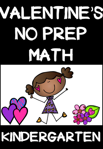 Valentine's Math NO PREP (kindergarten) | Teaching Resources