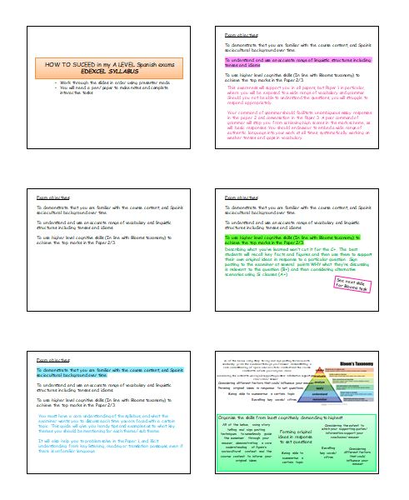 How to revise and get an a* in A Level Spanish | Edexcel A Level ...