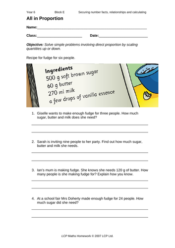 Year 6 Maths Homework Pack (46 sheets) including answers | Teaching ...