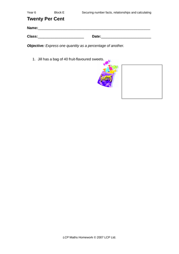 Year 6 Maths Homework Pack (46 sheets) including answers | Teaching ...