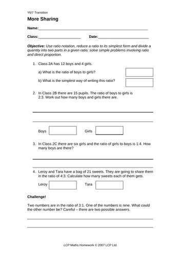 Year 6 Maths Homework Pack (46 sheets) including answers | Teaching ...