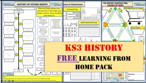 Home Learning Pack HISTORY KS3 | Teaching Resources