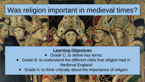 KS3 Medieval Religion lesson pack | Teaching Resources