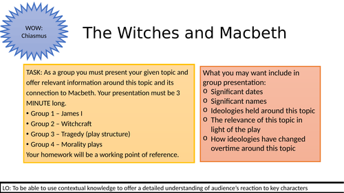 Macbeth Act 1 Scene 1-5 (5 Lessons) | Teaching Resources