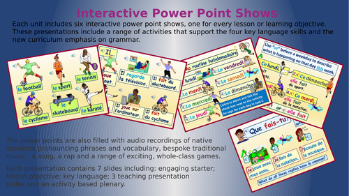 PRIMARY FRENCH UNIT YEAR 3+/GRADE 2+: HOLIDAYS & LEISURE | Teaching ...