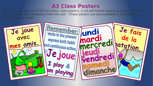 PRIMARY FRENCH UNIT YEAR 3+/GRADE 2+: HOLIDAYS & LEISURE | Teaching ...