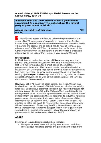 AQA A Level History Revision - Unit 2S - The Making of Modern Britain ...
