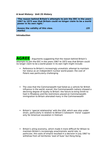 AQA A Level History Revision - Unit 2S - The Making of Modern Britain ...