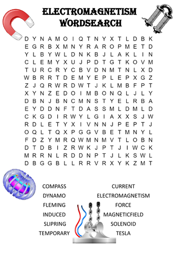 Physics Word Search Bundle. Includes 11 different word searches ...