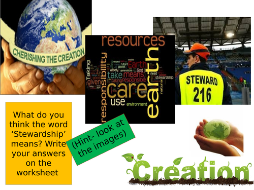Stewardship lesson | Teaching Resources