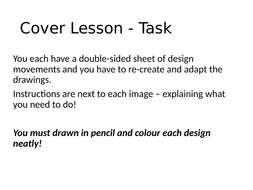 Design Technology Assorted Cover Sheets | Teaching Resources