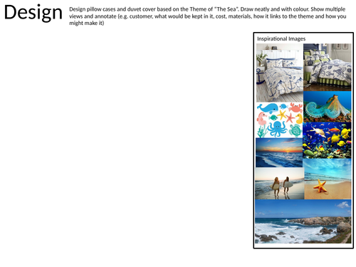 Design Technology Assorted Cover Sheets | Teaching Resources