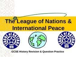 GCSE History Revision - The League of Nations | Teaching Resources