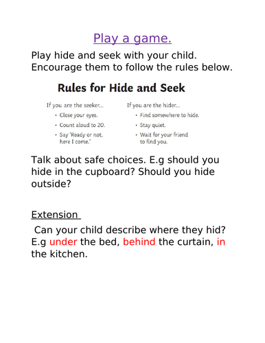 EYFS KS1 HOME LEARNING ACTIVITIES | Teaching Resources