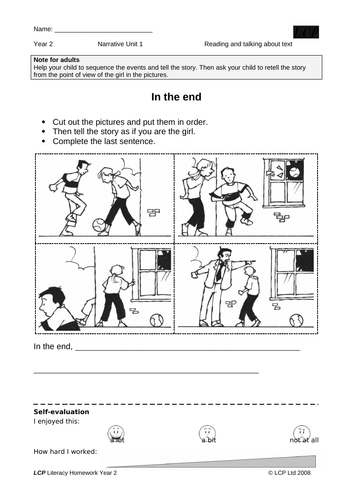 Year 2 English/Literacy Home Learning Mini Pack (16 sheets) includes ...