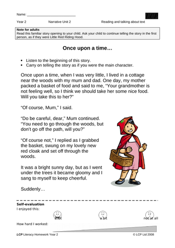 Year 2 English/Literacy Home Learning Mini Pack (16 sheets) includes ...