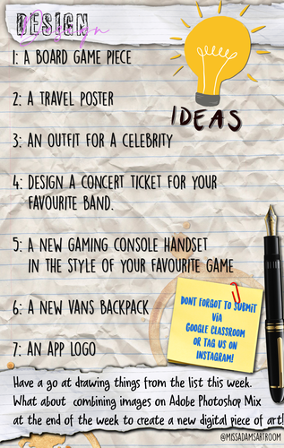 Design Weekly Challenge | Teaching Resources