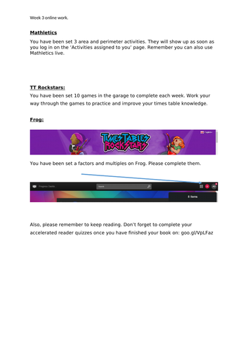 Year 5 - 3 weeks of home learning -Covid-19 | Teaching Resources