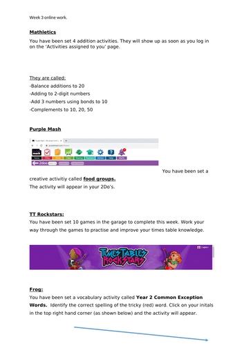 Year 2 - 3 weeks worth of Home Learning - Covid-19 | Teaching Resources