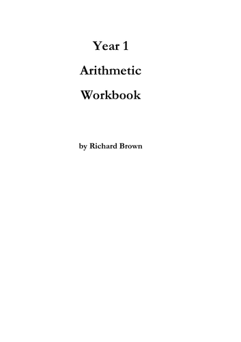 Arithmetic Workbooks for Reception, Years 1, 2, 3, 4, 5 and 6 ...