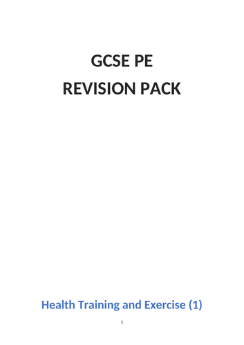 GSCE Eduqas Revision Book | Teaching Resources