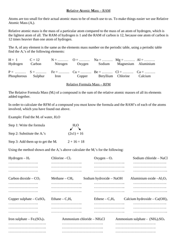 SC9/CC9 - Calculations involving masses worksheets | Teaching Resources