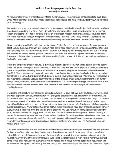Animal Farm: 27 Complete Lessons with Resources (Full Scheme of Work ...