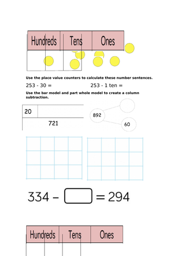 Year 3 Addition and Subtraction pack | Teaching Resources