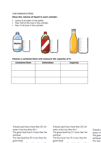 Year 2 Measurement Pack | Teaching Resources