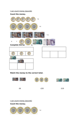 Year 2 Money Pack | Teaching Resources