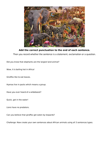 Year 2 Africa English Planning | Teaching Resources