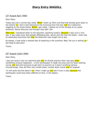 Escape from Pompeii Diary WAGOLL | Teaching Resources