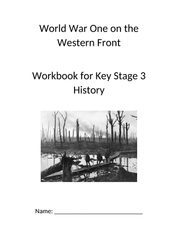 The Western Front during World War One: Student Workbook | Teaching ...