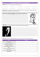 An Inspector Calls Character Revision Worksheets | Teaching Resources