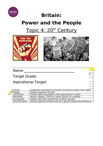Power and the People AQA GCSE History 19th and 20th Century | Teaching ...