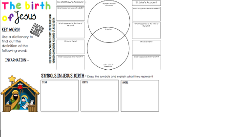 The Life of Jesus taskbook | Teaching Resources