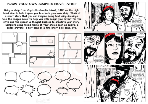 DRAW YOUR OWN GRAPHIC NOVEL STRIP | Teaching Resources