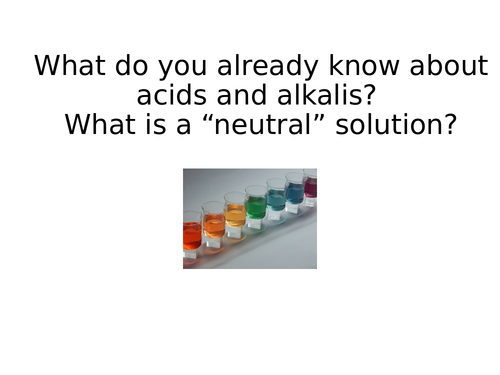 AQA 9-1 GCSE Chem - Acids and Alkalis | Teaching Resources