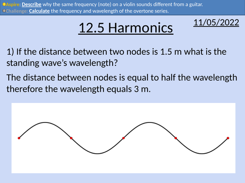 OCR AS level Physics: Harmonics | Teaching Resources