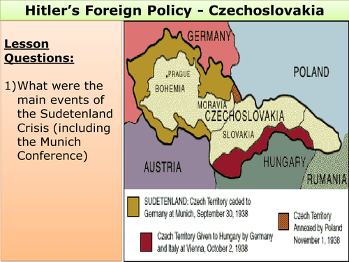 Hitler's Foreign Policy - The Sudetenland / Munich Conference - Full ...