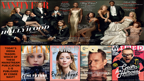 EDUQAS AS MEDIA, YEAR 12- MAGAZINES (MAINSTREAM) 'VOGUE' (COMP 2, SEC B ...
