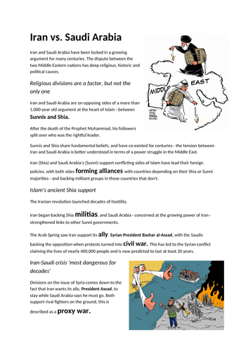 Middle East Conflict | Teaching Resources