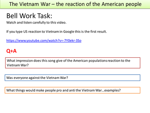 Vietnam War - Protest Movements - For and Against the Vietnam War ...